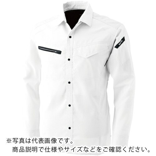 特長：制電対応の高通気ワークウェア仕様：色：ホワイトサイズ：L材質／仕上：ポリエステル90％綿10％　●メーカー取寄商品について 本商品はメーカーからの取寄商品となります。 納期は、メーカー確認後、メールでご連絡させて頂きます。 在庫状況、...