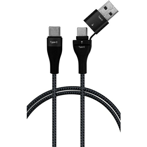 特長：スマホ用CtoCストロングケーブルにUSB−A変換コネクター付きです。仕様：色：黒長さ(m)：2コネクタ形状：タイプC＆USB-AタイプC＆USB-AtoCケーブル2mです。　●メーカー取寄商品について 本商品はメーカーからの取寄商品...