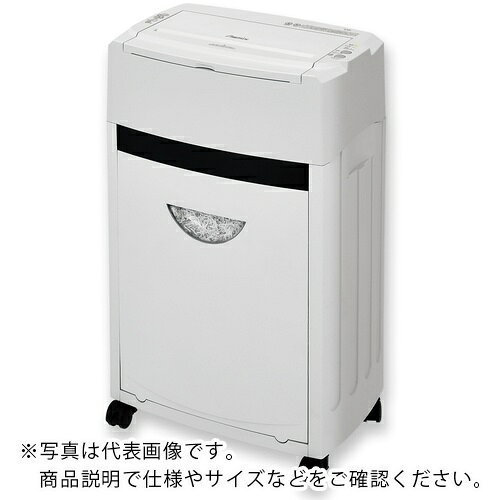 特長：一度に300枚セットできるA3対応オートフィードシュレッダーです。用途：オフィスに。仕様：細断最大枚数(枚)(50/60Hz)：8カットサイズ(mm)：2×15細断速度(m/分)：約1.7/2.0電源(V)：AC100消費電力(W)：...