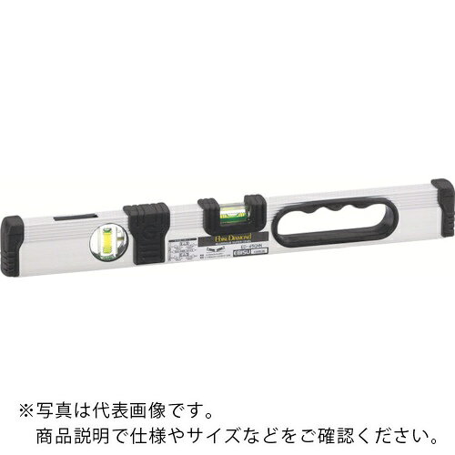 特長：6本線気泡管で1/100(1分勾配)・2/100(2分勾配)の測定が出来ます。精度調整ネジを回して気泡管の調整が出来ます。V溝付き測定面でパイプ測定可能です。落下時に3面からの衝撃をより緩衝するゴムプロテクター付です。3倍強力ネオジ磁...