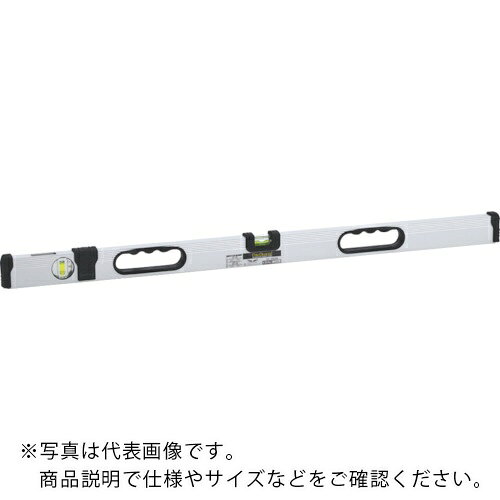 特長：6本線気泡管で1/100(1分勾配)・2/100(2分勾配)の測定が出来ます。精度調整ネジを回して気泡管の調整が出来ます。V溝付き測定面でパイプ測定可能です。落下時に3面からの衝撃をより緩衝するゴムプロテクター付です。3倍強力ネオジ磁...
