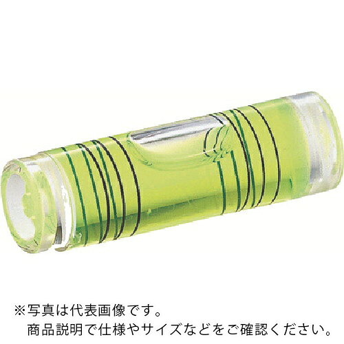 特長：はかり・測定器・重機・家電などに直接取り付けて使用します。用途：機器取付用。水平測定に。仕様：長さ(mm)：40マグネット：なし気泡管色：グリーン感度：0.35mm/m＝0.0201°蓄光シート：なし直径(mm)：12.2材質／仕上：...