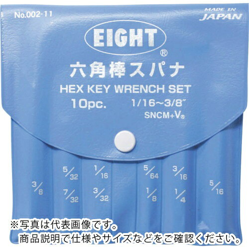 特長：ISO・JIS規格を上回るよう、設計・製作されている「プロ向け」の製品です。用途：六角穴付ボルト類の締結用に。仕様：セット内容(本)：10セット内容(inch)：1/16・5/64・3/32・1/8・5/32・3/16・7/32・1/...