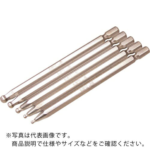特長：テーパーヘッドは本締に使える様、耐久性と耐摩性を一段と向上しました。従来のボールポイントに比べ10から20％ねじり強度が高く、傾けての使用（0から20°）で特に効果を発揮します。用途：六角穴付ボルト類の締結用。仕様：対辺(mm)：3全...