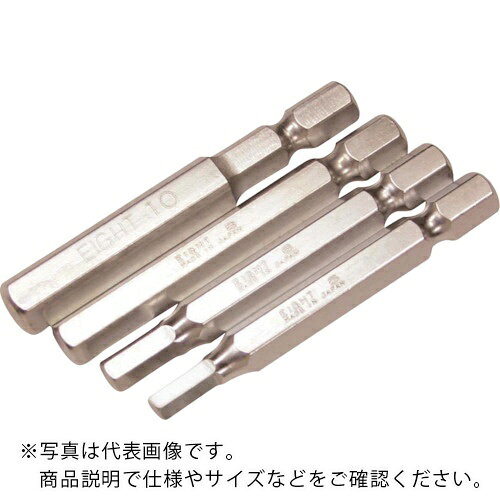 特長：ISO・JIS規格を上回るよう、設計・製作されている「プロ向け」の製品です。用途：六角穴付ボルト類の締結用。仕様：対辺(mm)：6全長(mm)：70シャンク径(mm)：8溝位置(mm)：13材質／仕上：ビット:特殊合金鋼、SNCM+V...