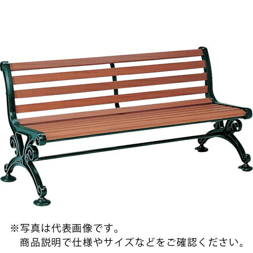 特長：木が腐りにくい構造です。脚部にガタつきを防止するアジャスター付です。用途：ベンチに。仕様：幅(mm)：1550奥行(mm)：600高さ(mm)：720座面高さ(mm)：400天然木仕上材質／仕上：座面：天然木（水溶性型木材保護着色塗料...