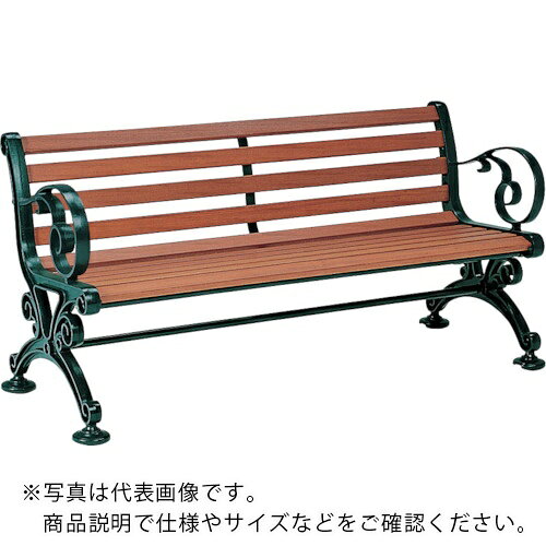 特長：木が腐りにくい構造です。脚部にガタつきを防止するアジャスター付です。用途：ベンチに。仕様：幅(mm)：1550奥行(mm)：600高さ(mm)：720座面高さ(mm)：400天然木仕上材質／仕上：座面：天然木（水溶性型木材保護着色塗料...