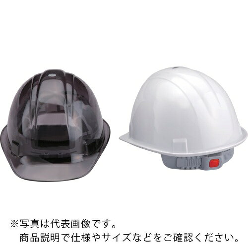 特長：光沢の良いポリカーボネート製ヘルメットです。用途：飛来・落下物用。墜落時保護用。電気用。仕様：帽体色：白頭囲(cm)：53〜61衝撃吸収ライナー有無：あり通気孔有無：なしタイプ：アメリカン「厚生労働省保護帽検定合格品」飛来・落下物用、...