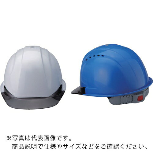 特長：ひさし透明ヘルメットです。通気孔付きヘルメットです。ひさしにはキズが付きにくい特殊ハードコーティング加工がされており、紫外線を99.9％カットします。用途：飛来・落下物用。墜落時保護用。仕様：帽体色：うす黄頭囲(cm)：53〜62衝撃...