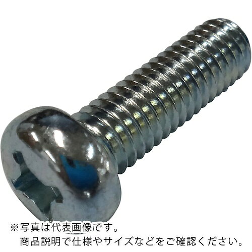特長：上面の角に丸みの付いた平頭形状の小ねじです。用途：十字ドライバーで締め付け、小さい部品の締結に使用。仕様：寸法(mm)d：10寸法(mm)L：45材質／仕上：スチール表面処理:ユニクロ　●メーカー取寄商品について 本商品はメーカーから...