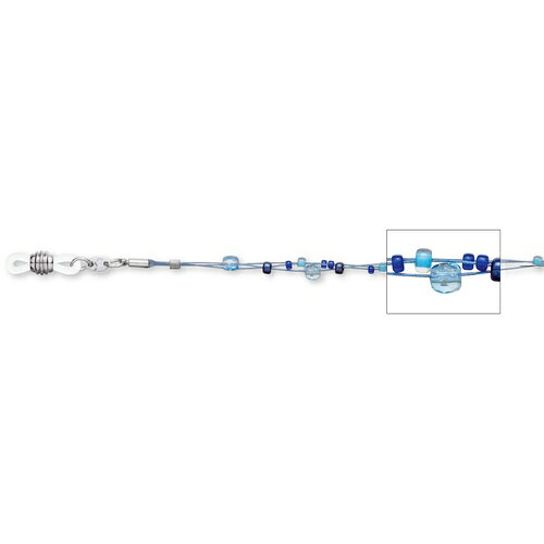 特長：長さ70CM　ガラス　ビーズ　ファッションに合わせてフェイスを華やかにもシックにも彩ります。用途：メガネを首からぶら下げる為に。仕様：幅(mm)：55奥行(mm)：15高さ(mm)：255ガラスビーズのメガネチェーン材質／仕上：チェー...