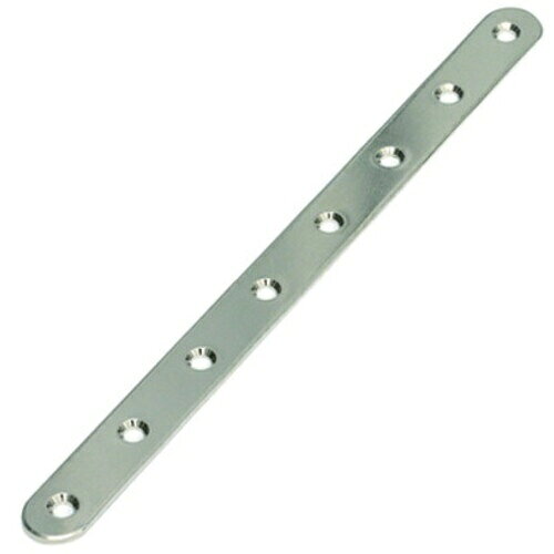 特長：接合・補修など幅広い用途に使える金具です。生活用品の連結金具としても幅広く活用でき、大工作業や補強金具としても最適です。仕様：厚さ(mm)：2幅(mm)：15長さ(mm)：194ニッケル　●メーカー取寄商品について 本商品はメーカーか...