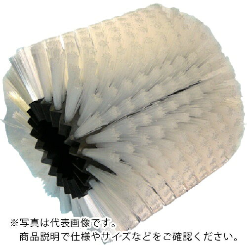 特長：ポリプロピレンは吸水率が低いため水との併用が多い洗浄などに最適です。今までのロールブラシはブラシの一部が摩耗しただけでブラシ全体を替えなければなりませんでした。ロジスブラックシステムはブラシ幅100mm単位で規格化しており、ご希望の寸...