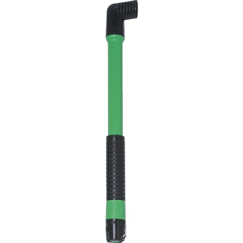 特長：高圧1000kPaまで楽に加圧できます。4種のアダプター付です。取り付け簡単なベルト付です。縦にも横にも加圧可能です。用途：自転車タイヤなどの加圧などに。仕様：全長(mm)：400グリップカラー：ダークグレーホース長さ(mm)：230...