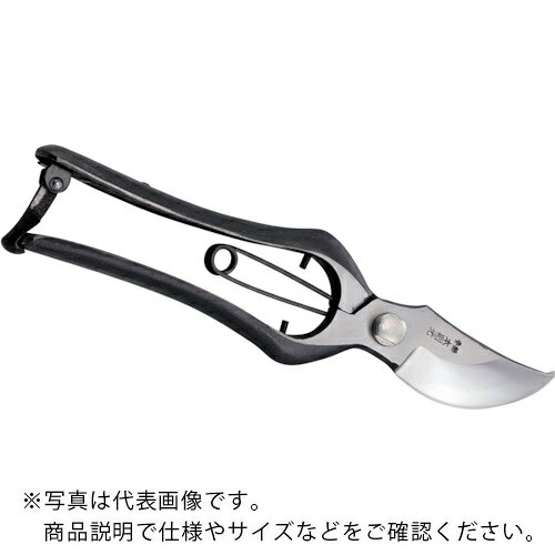 特長：職人が一つ一つ鍛造しています。強度を持たせながらも、軽く使いやすく仕上げています。用途：剪定用。仕様：刃長(mm)：80全長(mm)：225刃幅(mm)：30材質／仕上：刃:高炭素刃物鋼　●メーカー取寄商品について 本商品はメーカーか...