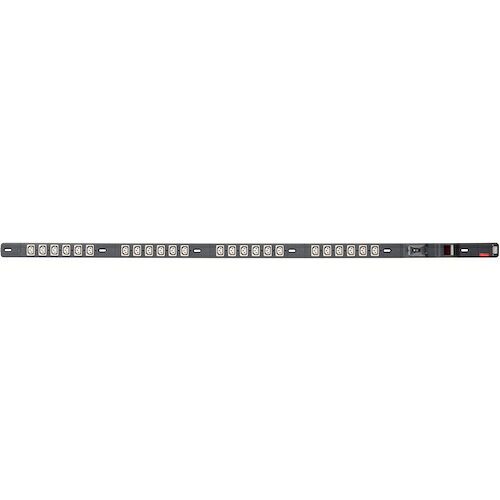 特長：IEC C13の電源が供給可能です。仕様：定格：20A 250Vコンセント数：24幅(mm)：50長さ(mm)：1680安全ブレーカ・電流監視装置付 20A 200V コンセントバー (C13×24)　●メーカー取寄商品について 本商...