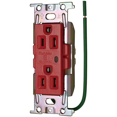 特長：医用コンセントは JIS T 1021 [医用差込接続器]適合品です。仕様：定格：15A 125Vコンセント数：2色：赤タイプ：S極数：接地2P電源：一般非常ML医用接地埋込ダブルコンセント（C形）Sタイプ 通電表示ランプ付（赤）　●...