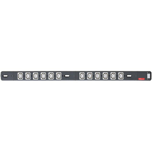 特長：IEC C13の電源が供給可能です。仕様：定格：20A 250Vコンセント数：12幅(mm)：50長さ(mm)：78020A 200V コンセントバー (C13×12)　●メーカー取寄商品について 本商品はメーカーからの取寄商品となり...