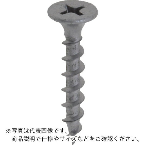 特長：ユニクロの10倍程の耐食性がある表面処理を使用したコーススレッドです。用途：本製品は柔かい木材に適しています。（ラジアタパイン、ホワイトウッド、檜、杉など）仕様：寸法(mm)d：4.2全長(mm)：65表面処理：ラスパートゼロステン材...