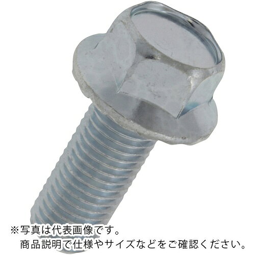 特長：頭部に座が付いたボルトです。座面の陥没を防ぎます。用途：ワッシャーレスを求められる場合に。仕様：表面処理：三価クロメート呼び径：M8L寸（mm）：30材質／仕上：鉄　●メーカー取寄商品について 本商品はメーカーからの取寄商品となります...