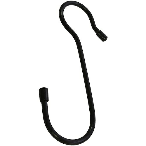 特長：鉄線に樹脂皮膜したロングタイプのSカンです。用途：天井からの吊り下げ用フックとして、園芸などに使用。仕様：色：黒D(mm)：5A(mm)：26B(mm)：36C(mm)：150材質／仕上：鉄樹脂被膜　●メーカー取寄商品について 本商品...