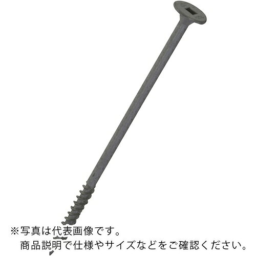 特長：耐力と施工性を追求した設計で高所での作業負担を大幅に軽減します。ねじ部による高い引抜強度と大頭径による強力な締付で、屋根の吹き上げに対する必要な強度を確保しています。用途：ひねり金物（ST-12）の代わりにビス1本で垂木留めが可能。仕...
