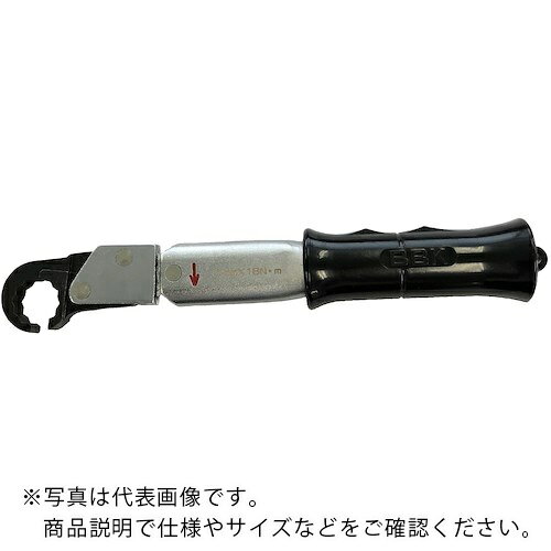 特長：ラチェット戻り機能で、レンチを抜き差しする事無く締付が可能です。校正証明書付用途：エアコンフレアナット締付用空調用1/4フレアナット用仕様：トルク調整範囲(N・m)：18全長(mm)：222フレアナットサイズ：1/4インチ二面幅寸法(...
