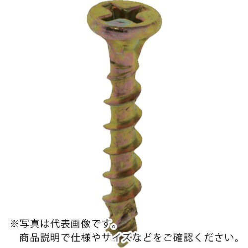 特長：特殊な先端加工で木割れを解消します。頭部の特殊フレキで綺麗な仕上がりになります。木材の端に打っても割れにくい仕様です。電動ドライバーを使用でき、下穴が不要なので作業性に優れています。ドライバー2番をご使用下さい。用途：端部への打ち込み...