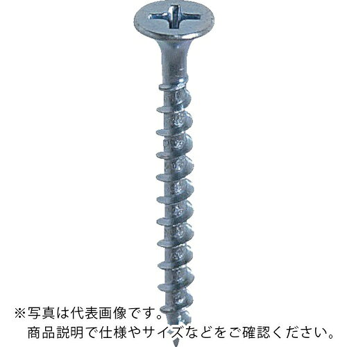 特長：電動ドライバーを使用でき、下穴が不要なので作業性に優れています。ドライバー2番をご使用下さい。用途：比較的やわらかい木材に最適。仕様：寸法(mm)d：3.8全長(mm)：28造作ねじ材質／仕上：鉄表面処理：ユニクロめっき　●メーカー取...