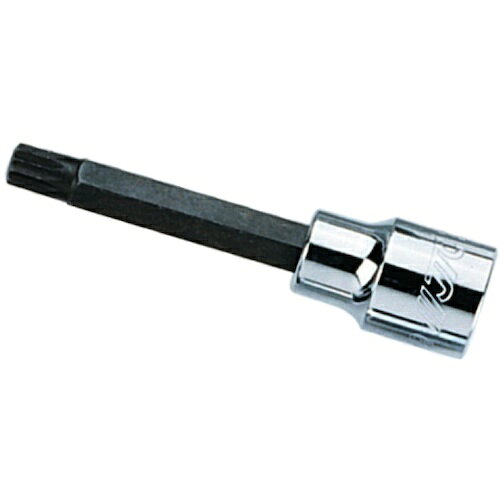 特長： 差込：12.7mm、全長：100mm　サイズ：M9（ダブルヘックス）用途：ヘッドボルトに使用します。仕様：全長(mm)：100ヘッドボルトソケット差込：12.7mm　サイズ：M9（ダブルヘックス）セット内容／付属品：郵便局のゆうパケ...