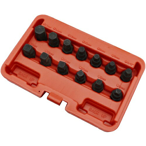 特長：サイズ：■四角　8・9・10・11・12・13mm6角　3/8・8・9・10・12・14・17m　　差込：17mm　全長：32mm用途：エンジンオイル・トランスミッションのドレンボルト用仕様： エンジンオイル・トランスミッションのドレ...
