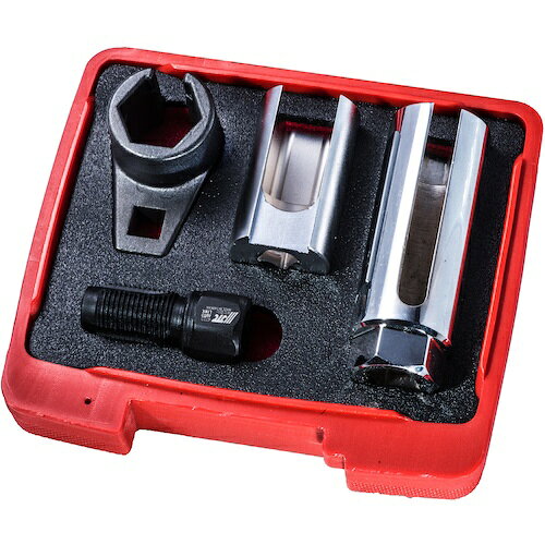 特長：各種整備用途にお使いいただけます。仕様：O2センサーソケット22mm（JTC1606全長：90mm差込：12.7mmサイズ：22mm切込溝サイズ・8mmx68mm・JTC1607厚み：30mm差込：9.5mmサイズ：22mm六ポイント...