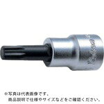 特長：ロングタイプのトルクスビットソケットです。仕様：呼びNo.：T45差込角(mm)：9.5全長(mm)：140対辺寸法(mm)：T45材質／仕上：クロムモリブデン鋼(SCM435)　●代表画像について 商品によっては、代表画像を使用して...