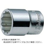特長：12角ソケットです。仕様：差込角(mm)：9.5対辺寸法(mm)：3/8インチ全長(mm)：28対辺形状：12角対辺寸法(インチ)：3/8材質／仕上：クロムモリブデン鋼(SCM435)　●代表画像について 商品によっては、代表画像を使...