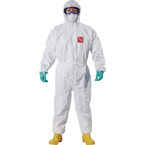 特長：撥水性・透湿性に優れた服地で、血液が付着する作業に最適です。フィンガーループ付きで、袖がめくれるのを防ぎます。用途：感染症対策。家畜検査。仕様：色：ホワイトサイズ：2XL適合身長(cm)：188〜194適合胸囲(cm)：116〜124...
