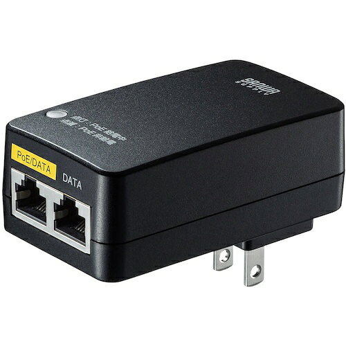 特長：IEEE802.3af(15.4Wまで)に対応したPoEインジェクターです。既存ネットワークを変更することなく本製品を追加するだけでPoE給電に対応したネットワーク環境にすることができます。アダプタ型になっており省スペースに設置が可能...