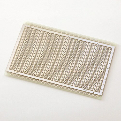 特長：16ピンDIPIC36コ搭載可能です。仕様：ピッチ(mm)：2.54本体サイズ(mm)：137×198×1.6t商品サイズ(包装を含む)(約)(mm)：160×200×2重量(包装を含む)(約)(g)：78穴径：Φ0.9両面／片面：片...