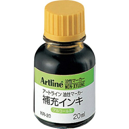 特長：油性マーカーアートライン専用補充インキです。鮮やかな色がよみがえります。仕様：インク色：黄土色容量(ml)：20内容量(ml)：20サイズ(mm)：φ34.5×61.3注意：ペン芯ホルダーを外して補充してください。引火性ですから火気に...
