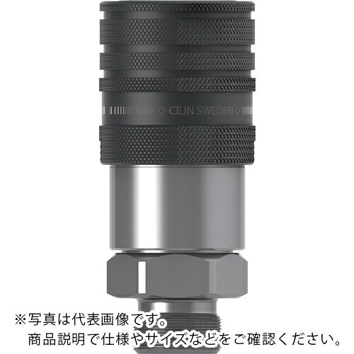 特長：着脱時の油漏れや空気の混入を防止するフラット・フェースデザインです。安全ロック機構付きです。被圧下で接続可能です(作業者の力の及ぶ限り)。用途：液だれによる環境汚染、コンタミ・空気混入が気になる回路に。仕様：相手側取付サイズ：M18×...
