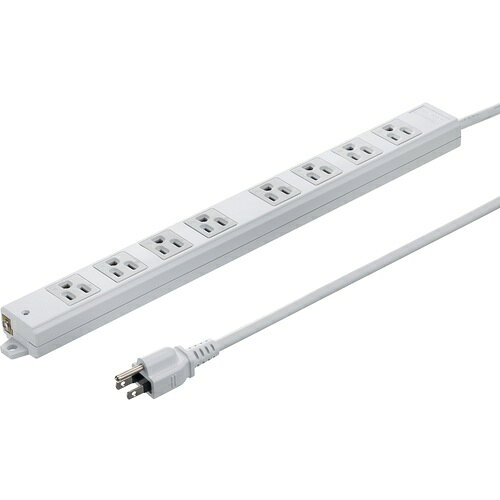 特長：オフィスでの使用に最適な3P平行型、3Pプラグ仕様の電源タップです。電源状態が確認できる通電ランプ付きです。裏面にマグネットが付いているので、スチールのデスクなどに仮固定することができ便利です。差込口部分に熱・衝撃に強いユリア樹脂を使...