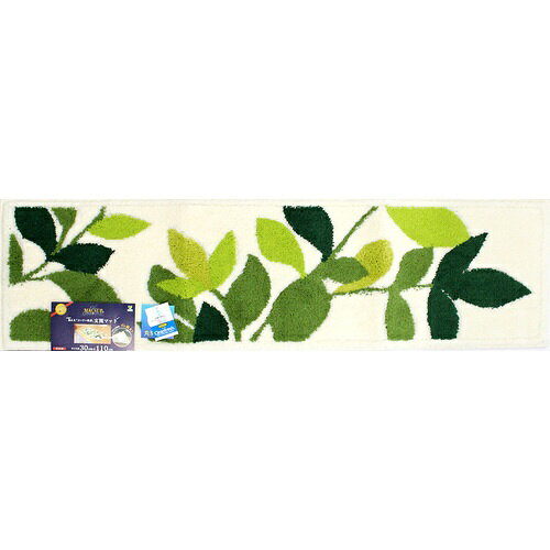 特長：室内用玄関マットです。仕様：サイズ長辺(mm)：1100サイズ短辺(mm)：300厚さ(mm)：10アクリル100%（抗菌防臭加工・吸水加工）吸着シート：アクリル樹脂裏面すべり止め加工注意：洗濯ネットに入れてお洗濯してください。　●メ...