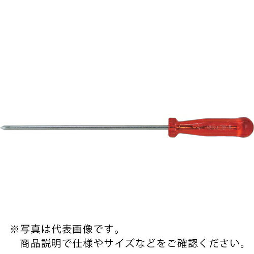 特長：軸部がクロームメッキで綺麗な仕上げになっており、軸部全身総焼き入れで耐久性も抜群です。用途：極小ネジ・精密機器・基盤修正・微小パーツの採取、組み立てに最適です。仕様：サイズ：＃00×75mm材質／仕上：軸部、特殊鋼　●メーカー取寄商品...
