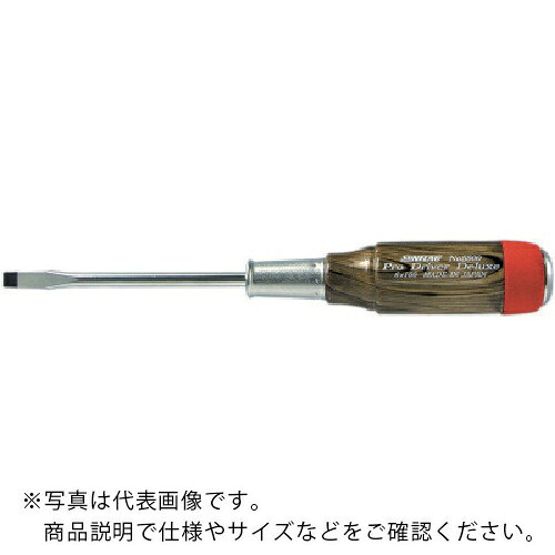 特長：グリップ部には樹脂カバーが付いており、油などでも滑らず作業出来ます。フィット感のある高級木を使用。耐久性に優れ、握りやすく力の入るプロ仕様のドライバーです。用途：工場内作業、車両整備、機械組み立て、什器組み立てなどに最適です。仕様：サ...