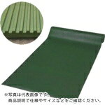 特長：ゴム製による消音効果、筋板形状でノンスリップ効果があります用途：スロープ通路用マット仕様：色：緑サイズ長辺(m)：10サイズ短辺(mm)：1000厚さ(mm)：6巾(mm)×長さ(M)×厚み(mm)：1000×10×6材質／仕上：天然...