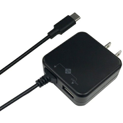仕様：色：ブラックケーブル長(m)：約1.5インターフェイス：USB[C]オス、USB[A]メス入力：AC100-240V50/60Hz出力：AC125V/14A・DC5V/2A(2ポート合計)パッケージ寸法パッケージ重量約W(mm)：90...