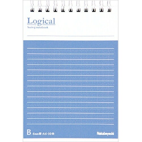 仕様：サイズA6本文サイズヨコ(mm)：105サイズA6本文サイズタテ(mm)：148サイズA6本文サイズ厚み(mm)：6本文：上質紙・70g/［［M2］］・B罫(6mm)・20行・50枚表紙：コートボール紙梱包寸法W(mm)：310梱包寸...