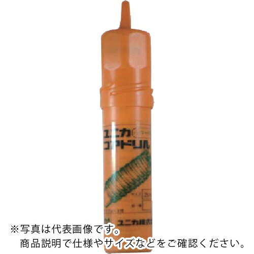 特長：打撃力の弱い小型軽量ハンマードリルでも、コンクリートへの大口径の穴あけが可能。ボディ厚を薄くし特殊焼入れを施すことにより、高速穿孔と耐久性を同時に実現。用途：被削材:コンクリート、モルタル、ブロック、レンガ等。仕様：刃径(mm)：60...