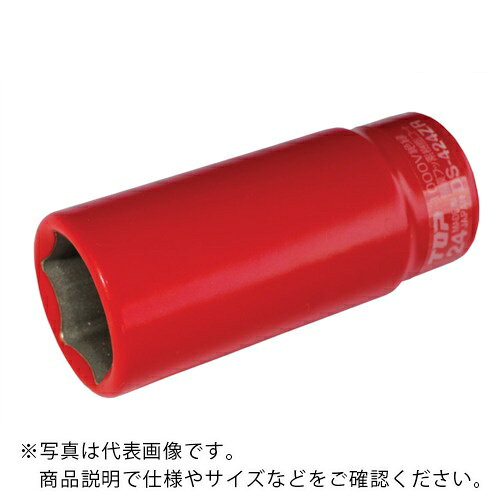 特長：240V以下の絶縁仕様です。絶縁性能が高いフッ素樹脂を紛体塗装で2重コーティングしており、0.5mm厚の超薄膜で作業性に優れています。ガラス繊維入りフッ素樹脂は、傷にも強く、絶縁性に優れています。仕様：対辺寸法(mm)：13差込角(m...