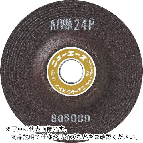 特長：研削用オフセットタイプの汎用品です。広い用途に優れた能力を有する高性能レジノイドオフセット型研削砥石です。用途：ビード取り、バリ取りに。非鉄金属（アルミ、銅など）用。仕様：粒度(#)：24砥材：C硬度：N外径(mm)：100厚さ(mm...