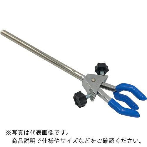 特長：挟み部は両開きタイプ・3本ツメですので、確実に固定します。両開きクランプにムッフが一体化し、自在ムッフ付きは角度調節が360°自在、固定ムッフ付きは容易に固定できます。仕様：C-100・C-80パイプ部サイズ(mm)：約φ12.7×1...